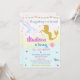 Mermicorn birthday invitation Girl Magical party | Zazzle