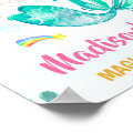 Mermicorn welcome party sign Magical birthday sign | Zazzle