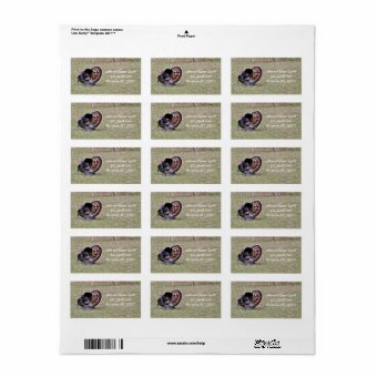 Merriam Wild Turkey Address Label | Zazzle