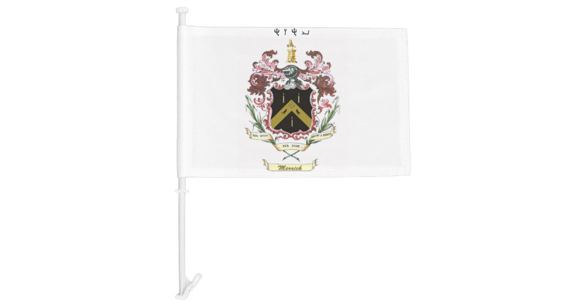 Merrick Crest Flag with Name of YHWH | Zazzle