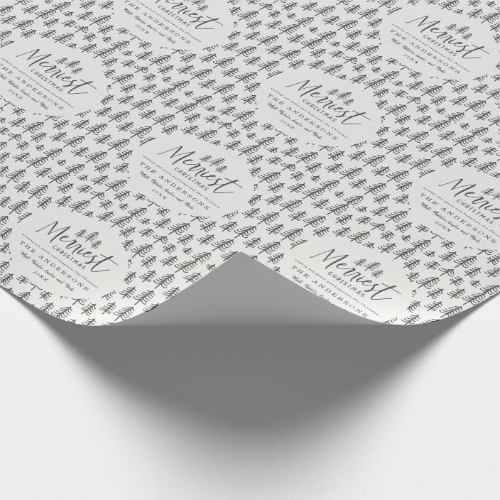 Merriest Christmas rustic farmhouse holiday Wrapping Paper | Zazzle.com