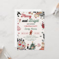 Merry And Bright Disco Ball Christmas Party Invitation | Zazzle