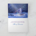 Merry and Bright Magical Christmas Unicorn Holiday Card | Zazzle
