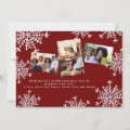 Merry and Joyful together 4 photo rustic Christmas Holiday Card | Zazzle