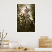 Merry and Peregrin on Treebeard Poster | Zazzle