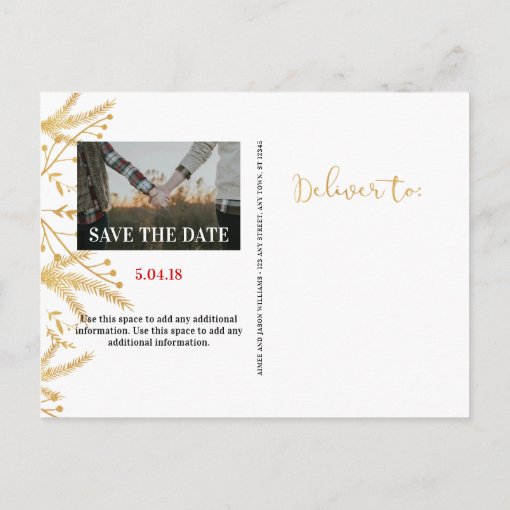 Merry and Soon to be Married Christmas Postcard | Zazzle
