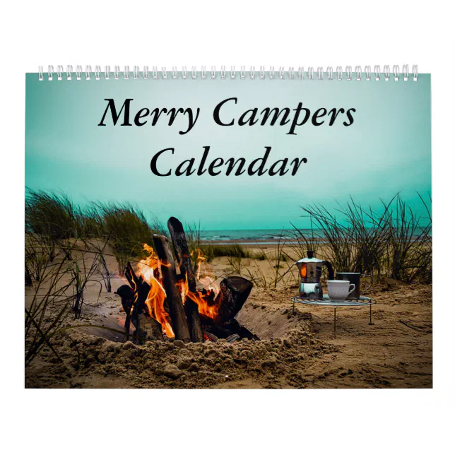 Merry Campers Camping Photos Calendar | Zazzle