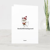 Merry Christmas and Happy New Year Llama Card | Zazzle