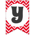 Merry Christmas chevron stripes design Bunting Flags | Zazzle