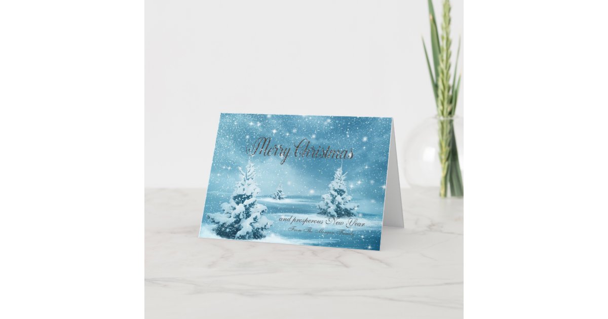 Merry Christmas,Christmas Pine Tree Holiday Card | Zazzle