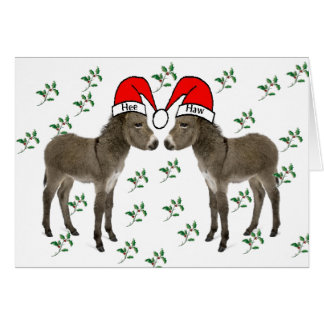 Donkey Christmas Cards - Greeting & Photo Cards | Zazzle