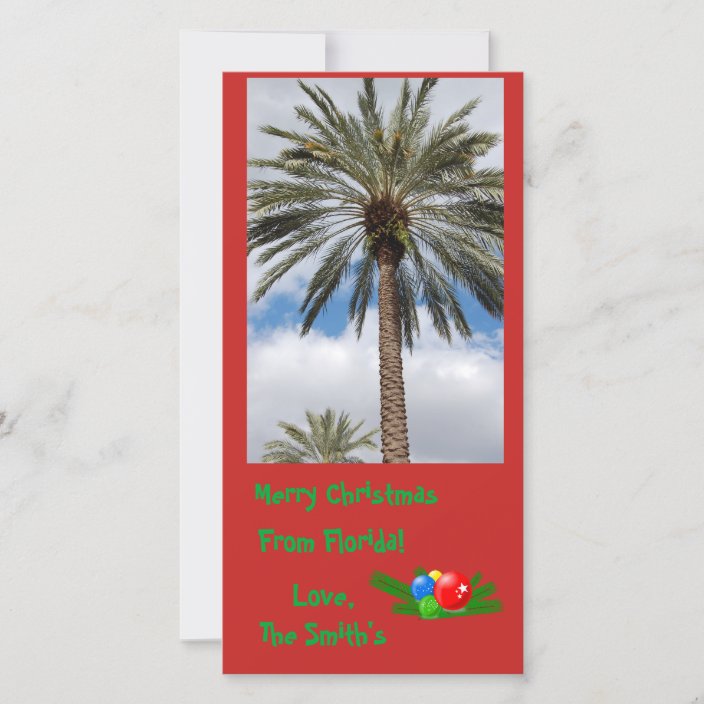 Merry Christmas from Florida card | Zazzle.com
