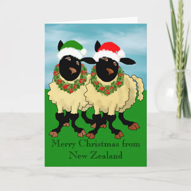 Merry Christmas from New Zealand Holiday Card | Zazzle