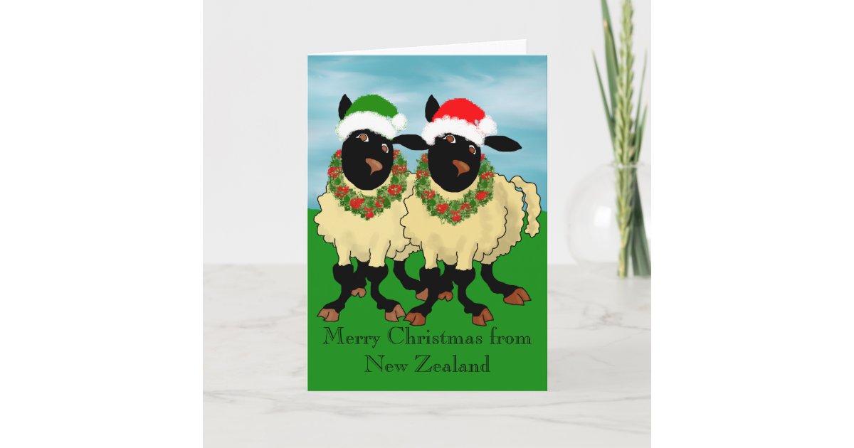 Merry Christmas from New Zealand Holiday Card | Zazzle