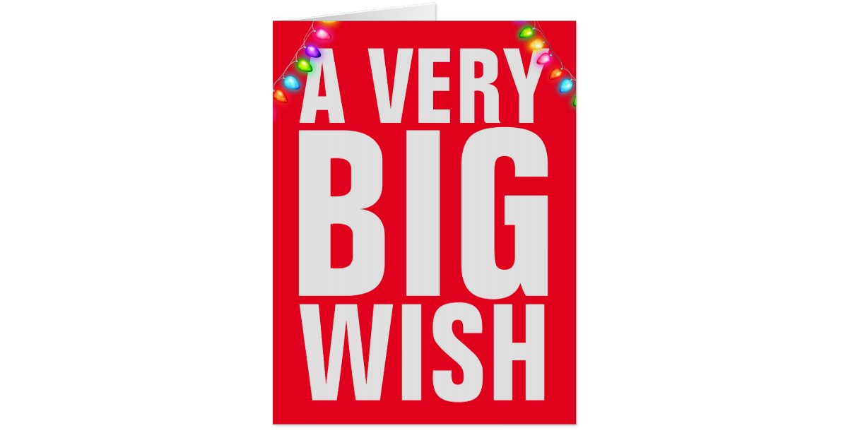 MERRY CHRISTMAS GIANT JUMBO CARD | Zazzle