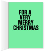 MERRY CHRISTMAS GIANT JUMBO CARD | Zazzle