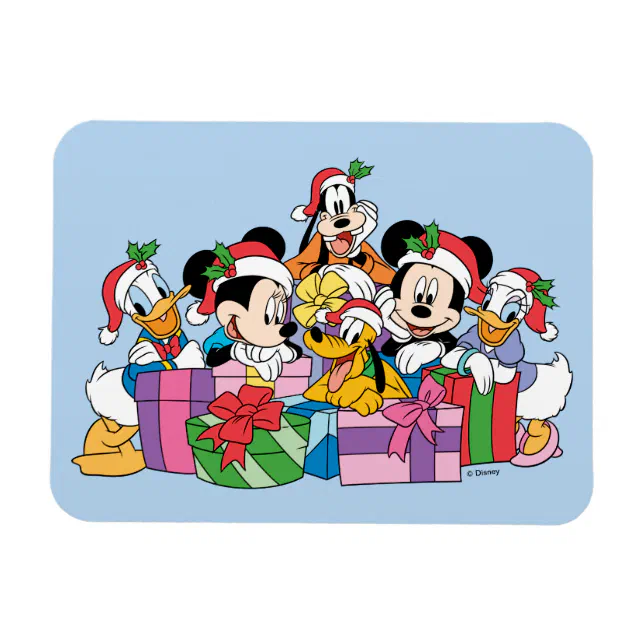 Merry Christmas | Holiday Cheer Group Magnet | Zazzle
