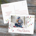 Merry Christmas Holiday Cute Festive String Lights | Zazzle