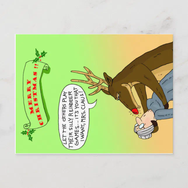 Merry Christmas! Holiday Postcard | Zazzle