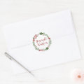 Merry Christmas in Afrikaans Geseënde Kersfees Classic Round Sticker ...