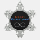 Infinity Symbol | Cool Gifts Snowflake Pewter Christmas Ornament ...