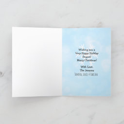 Merry Christmas Llama and Snowman Hand Drawn Card | Zazzle