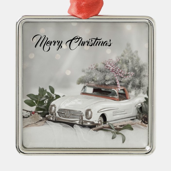 Merry Christmas Mercedes Benz Ornament | Zazzle.com