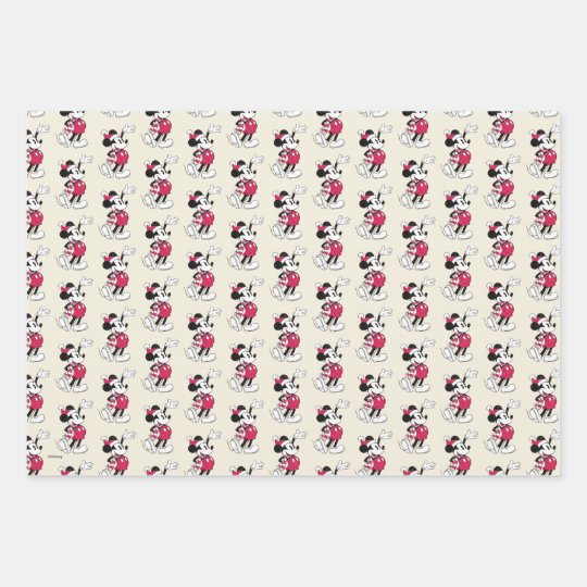 Merry Christmas | Mickey Mouse Vintage Santa Claus Wrapping Paper ...