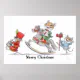 Merry Christmas Mouse Parade Print | Zazzle
