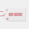 Merry Christmas Name Candy Canes Holidays Gift Tag | Zazzle