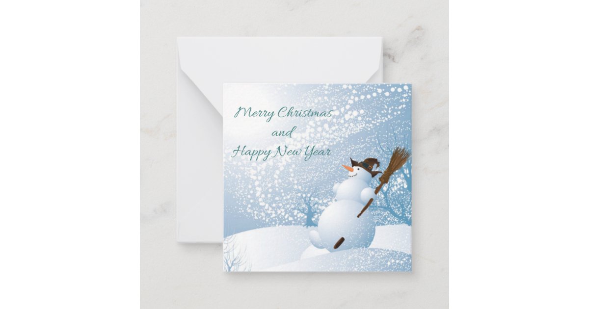 Merry Christmas Note Card | Zazzle