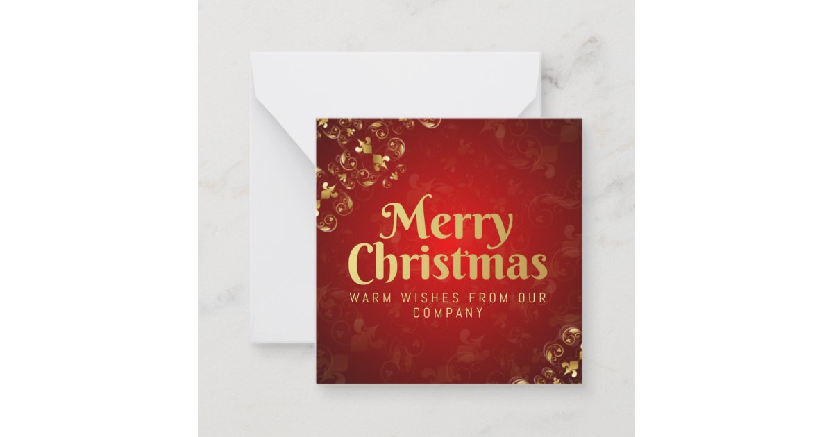 Merry Christmas Note Card | Zazzle