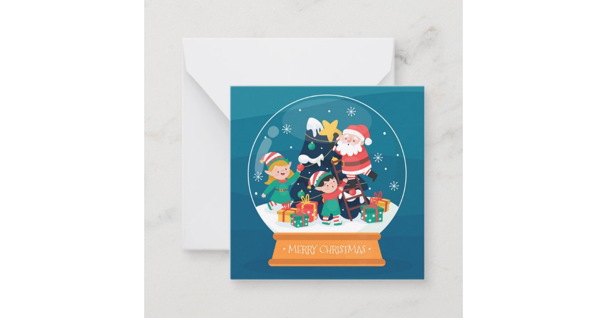 Merry Christmas Note Card | Zazzle