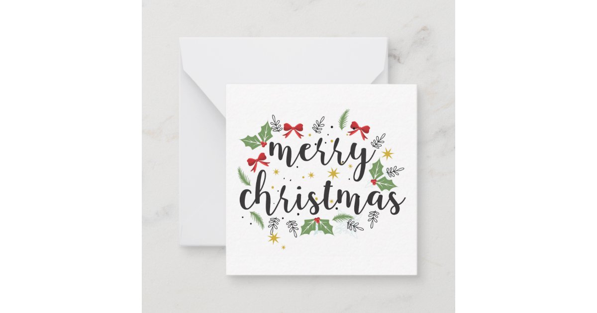 Merry Christmas , Note Card, Greeting card | Zazzle