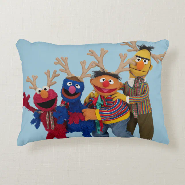 Merry Christmas Pals Decorative Pillow | Zazzle