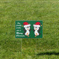 Merry Christmas Penguin Yard Sign | Zazzle