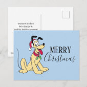 Merry Christmas | Pluto Ready Christmas Holiday Postcard | Zazzle
