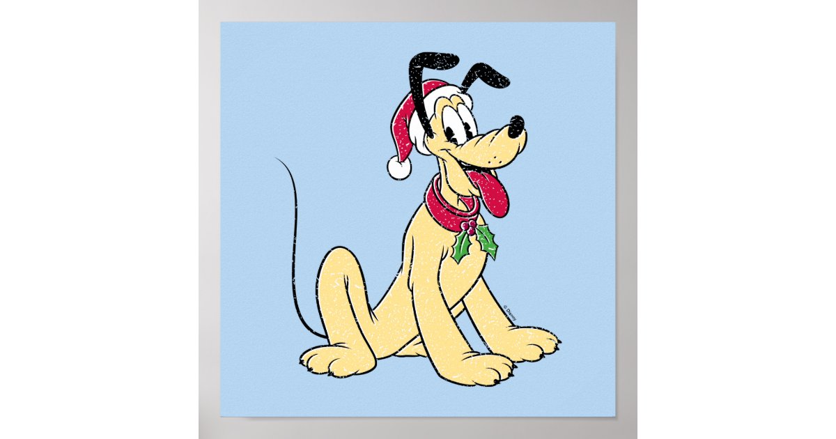 Merry Christmas | Pluto Ready Christmas Poster | Zazzle
