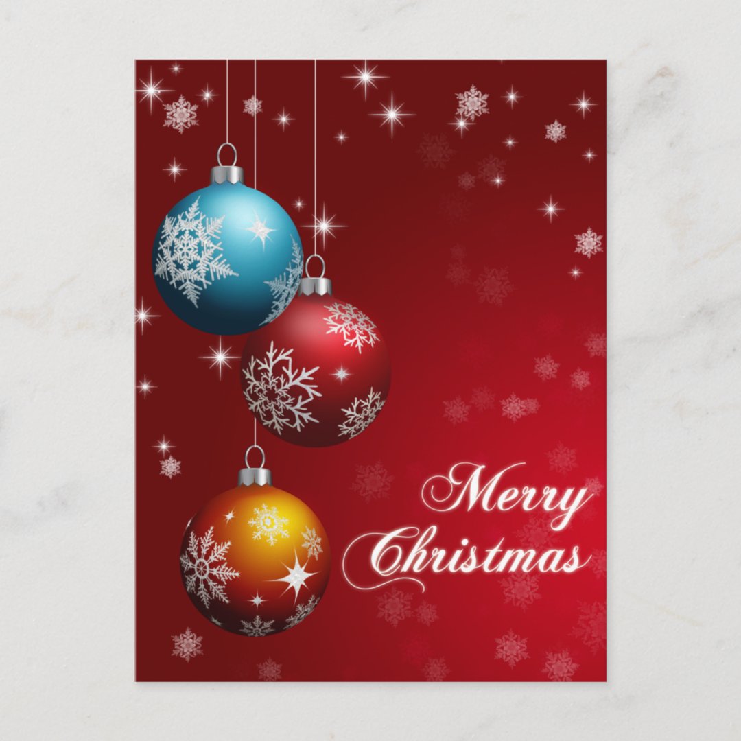 Merry Christmas Postcard | Zazzle