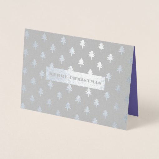 Merry Christmas. Real Foil Christmas Photo Cards | Zazzle