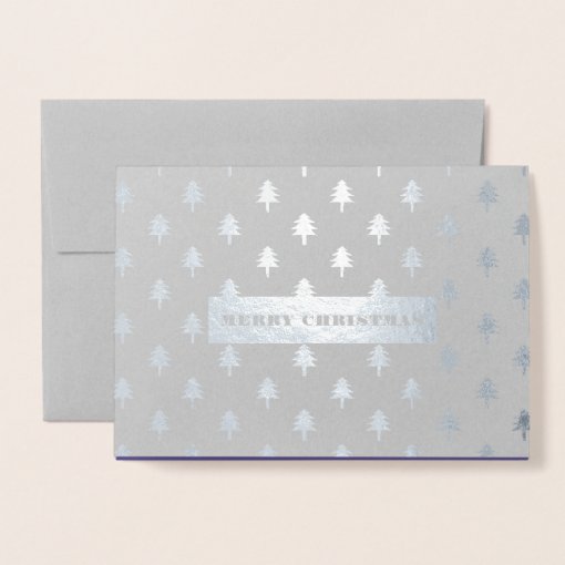 Merry Christmas. Real Foil Christmas Photo Cards | Zazzle