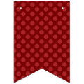 Merry Christmas Santa Pine Needles - Bunting Flags | Zazzle