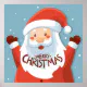 Merry Christmas Santa Poster | Zazzle