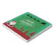 Merry Christmas Santa Reindeer Snowflakes Green Trivet | Zazzle