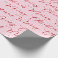 Merry Christmas Script Wrapping Paper | Zazzle