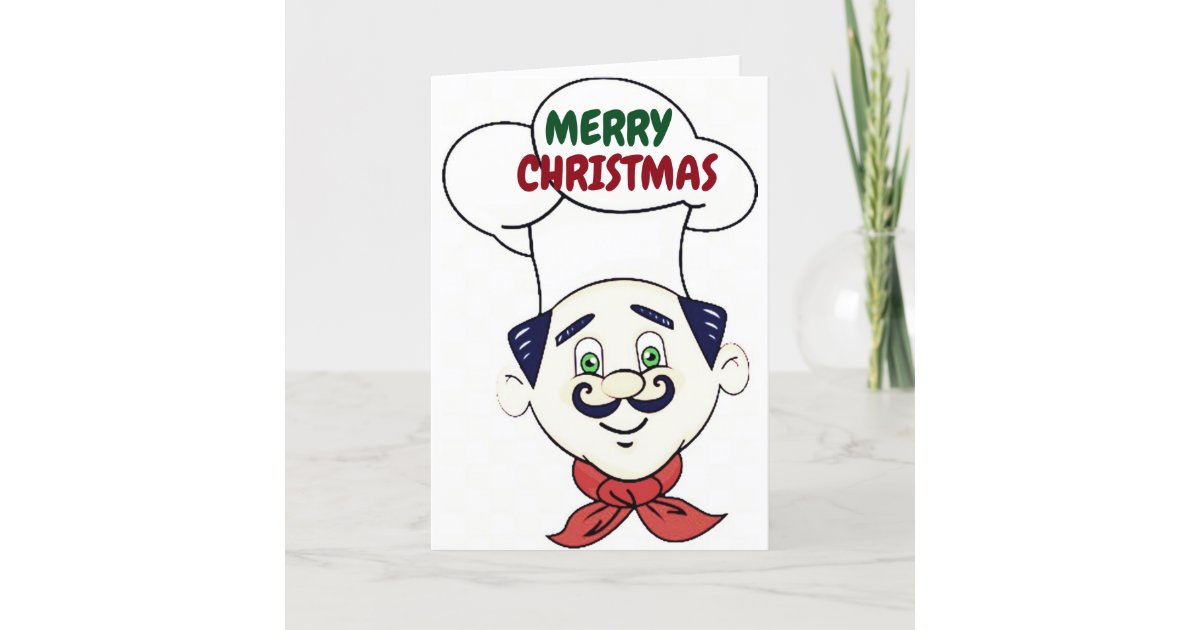 MERRY CHRISTMAS TO MY ***FAVORITE CHEF*** HOLIDAY CARD | Zazzle