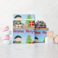 Merry Christmas Toddler Boy Wrapping Paper | Zazzle