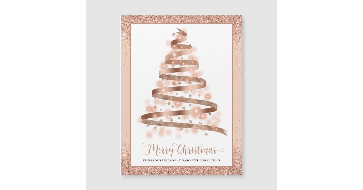 Merry Christmas Tree Corporate Business Holiday | Zazzle