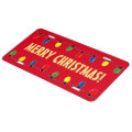 Merry Christmas tree lights car license plate | Zazzle