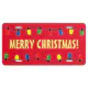 Merry Christmas tree lights car license plate | Zazzle